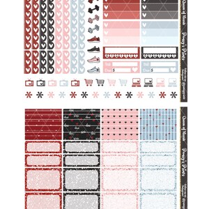 Printable Planner Stickers, Happy Planner, Queen of Hearts, Classic ...