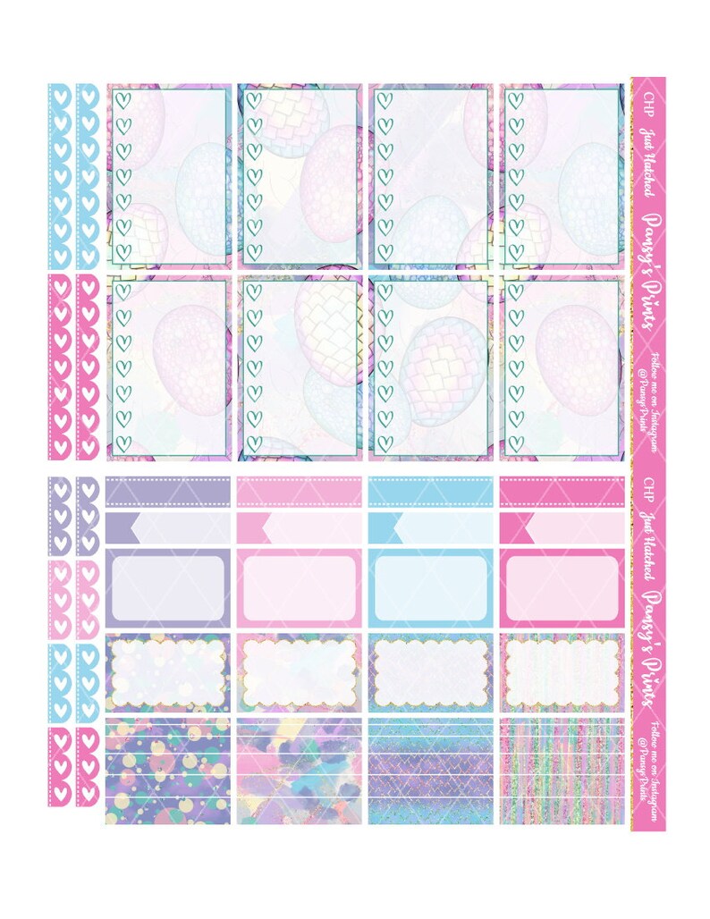 Printable Planner Stickers Happy Planner Just Hatched | Etsy