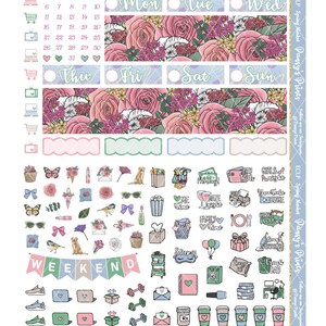 Printable Planner Stickers Erin Condren Spring Market - Etsy