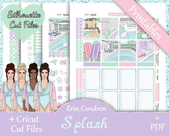 Printable Planner Stickers Erin Condren Vertical Weekly | Etsy