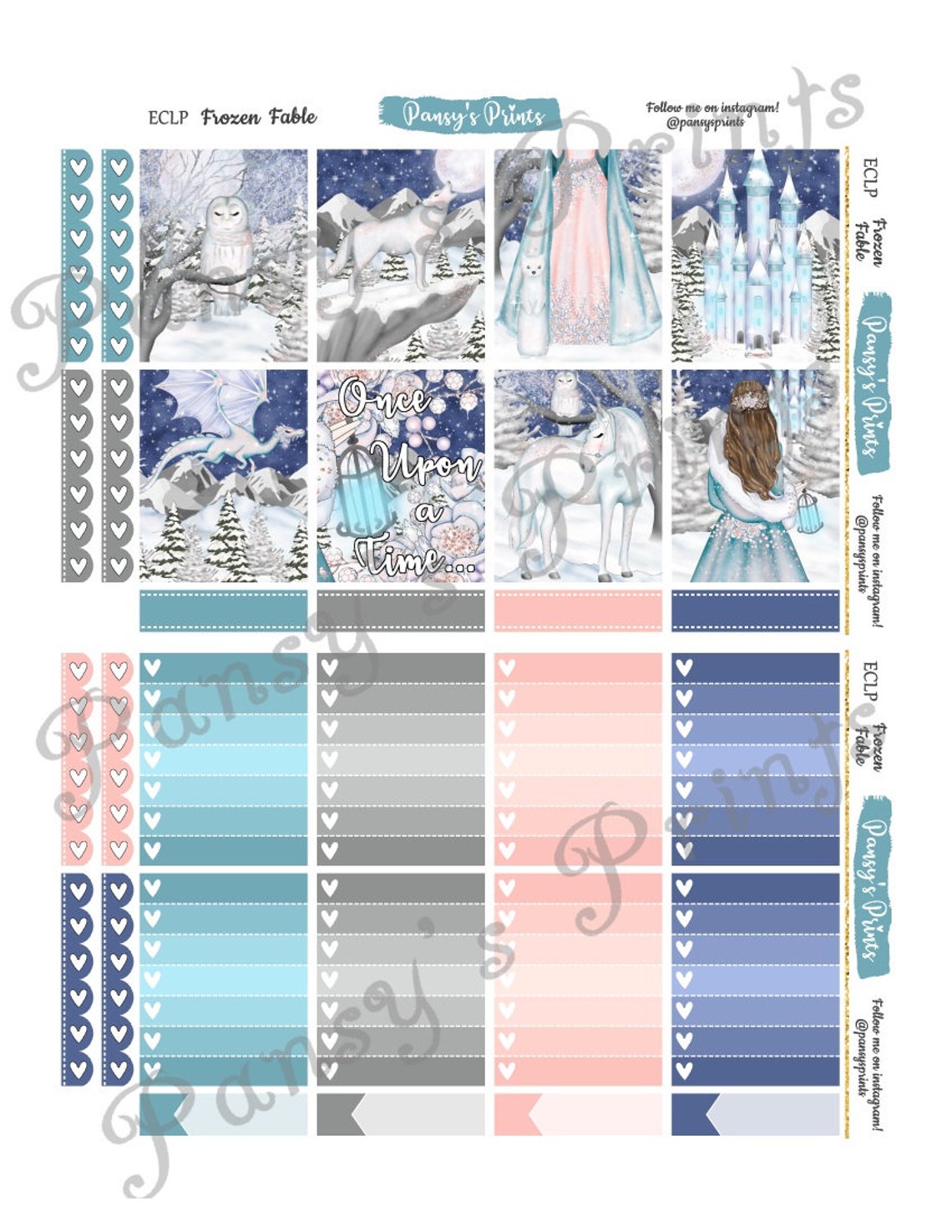 Printable Planner Stickers Erin Condren Vertical Weekly - Etsy