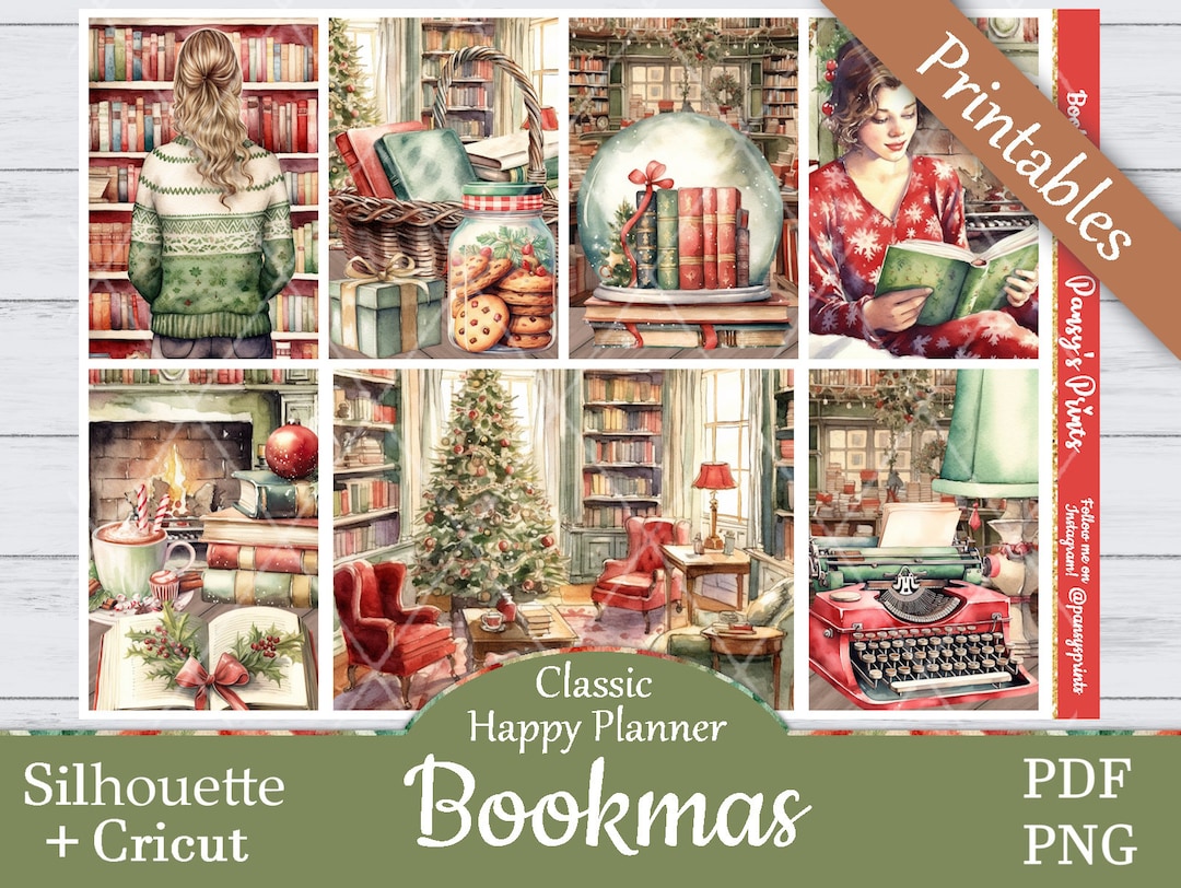 Printable Planner Stickers, Happy Planner, Bookmas, Classic, MAMBI ...