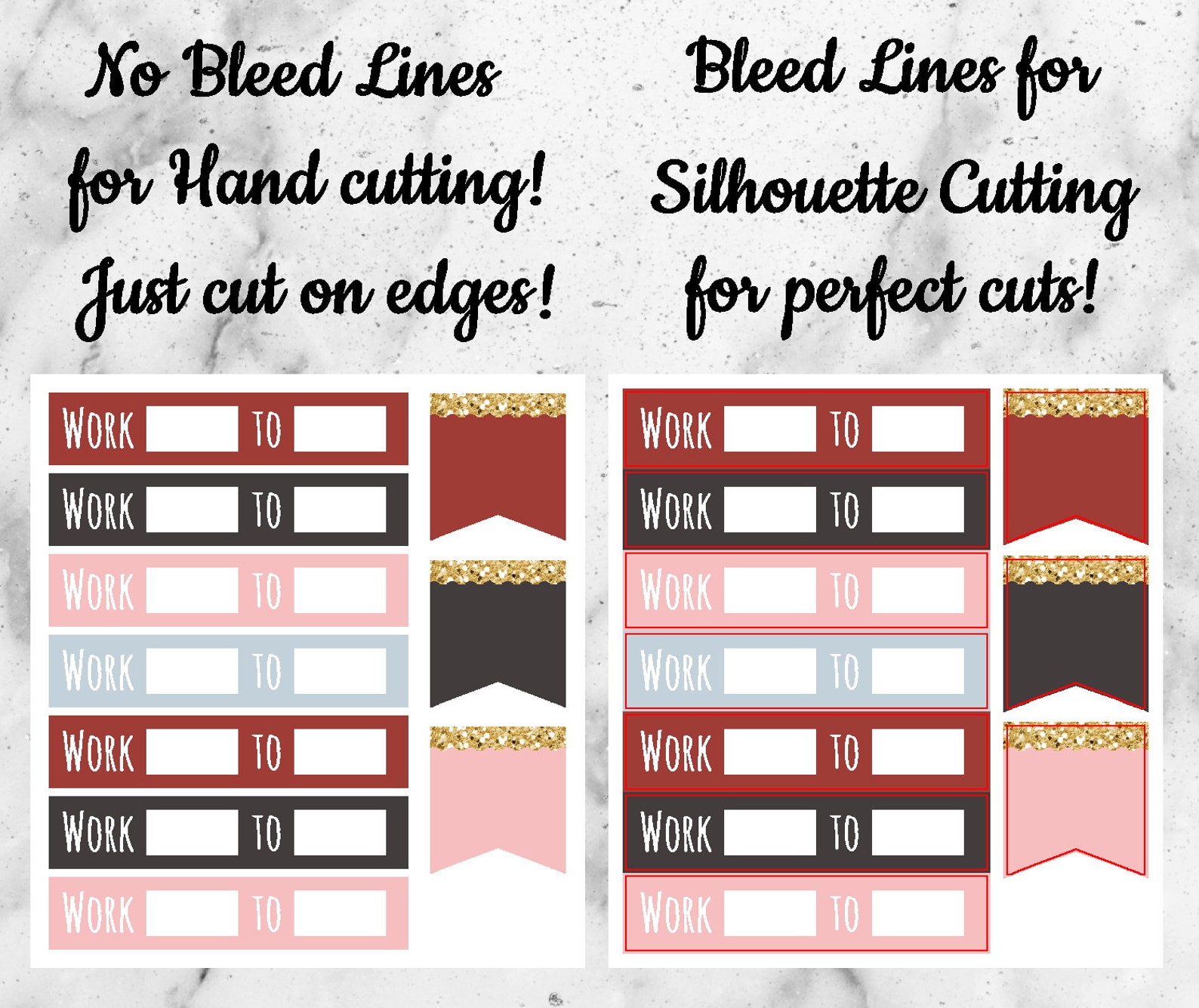 Printable Planner Stickers, Happy Planner, Queen of Hearts, Classic ...