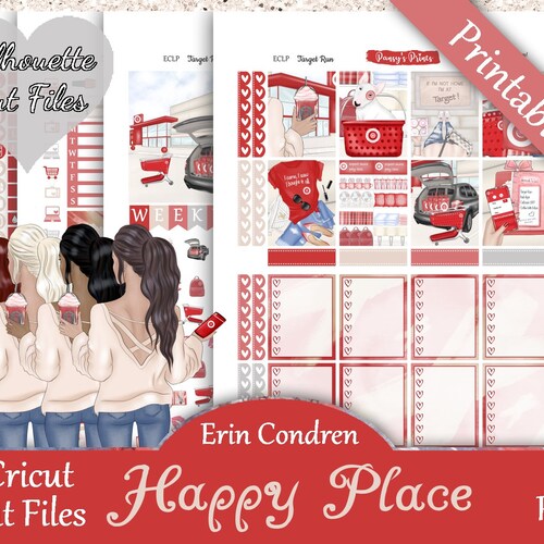 Printable Planner Stickers Erin Condren Vertical Weekly - Etsy
