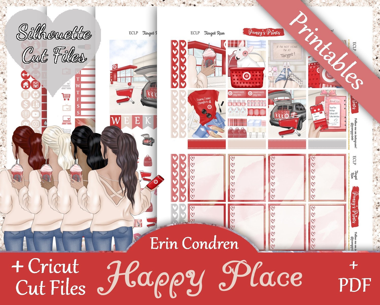 Printable Planner Stickers Erin Condren Vertical Weekly | Etsy