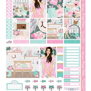Printable Planner Stickers, Erin Condren, Hello Spring, Vertical ...
