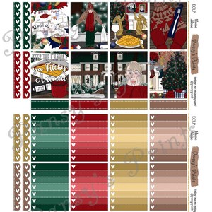 Printable Planner Stickers, Erin Condren, Vertical, Weekly Kit, Home ...