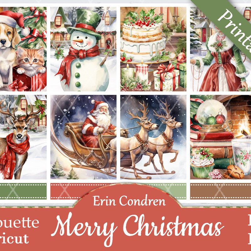 Christmas Cards Erin - Etsy