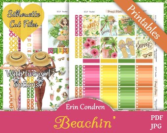 Printable Planner Stickers Erin Condren Vertical Weekly - Etsy