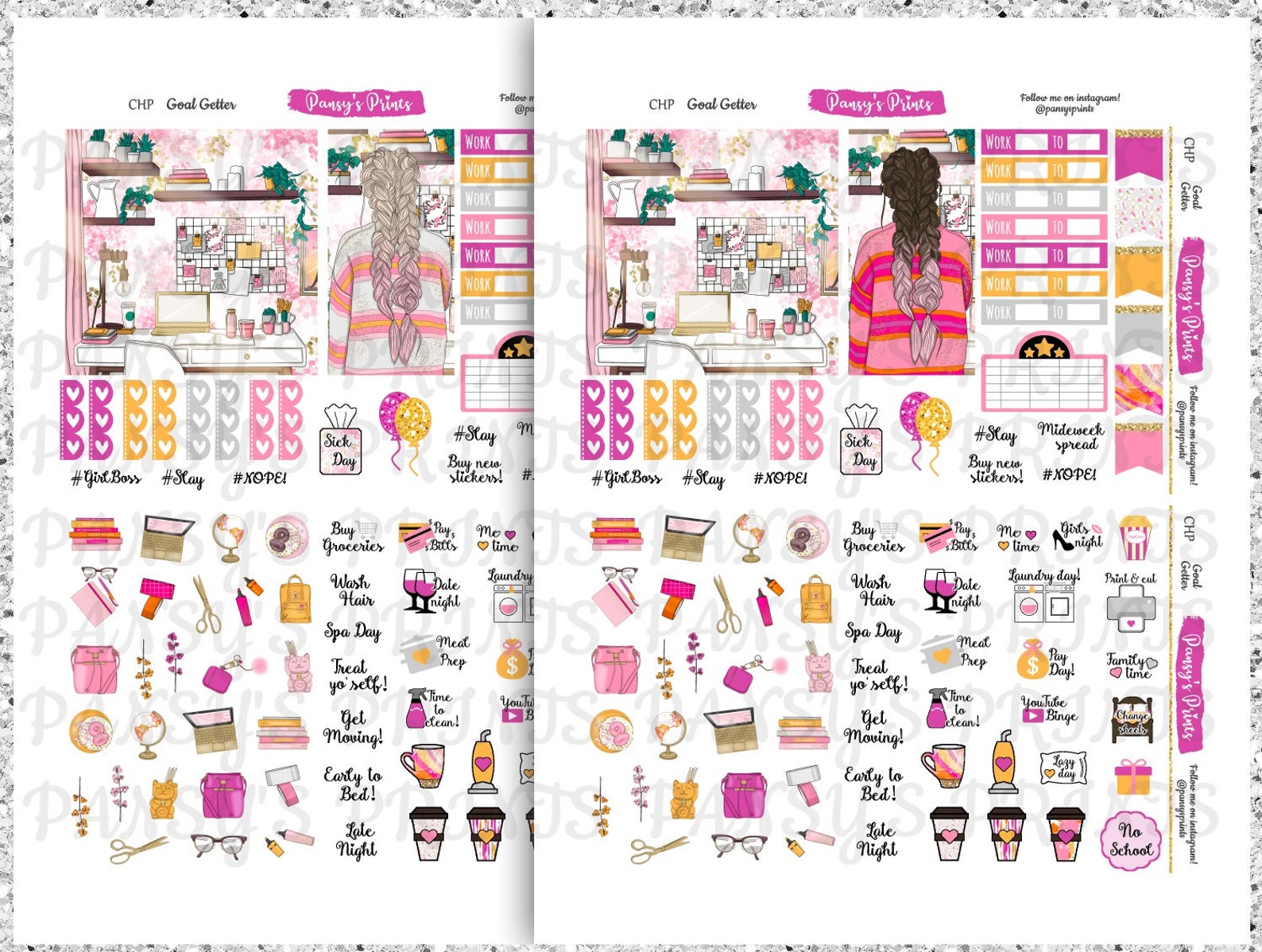 Printable Planner Stickers Happy Planner Classic MAMBI - Etsy