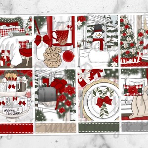 Printable Planner Stickers, Erin Condren, Vertical, Weekly Kit, Jolly ...