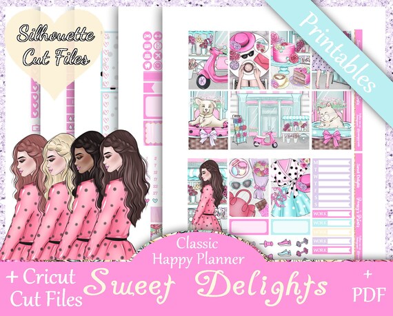 Printable Planner Stickers Happy Planner Sweet Delights | Etsy