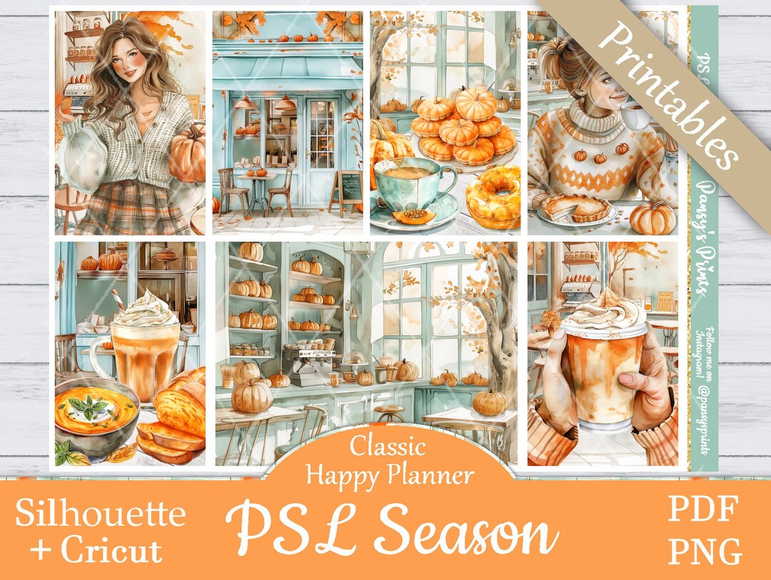 Printable Planner Stickers, Happy Planner, PSL Season, Classic, MAMBI ...