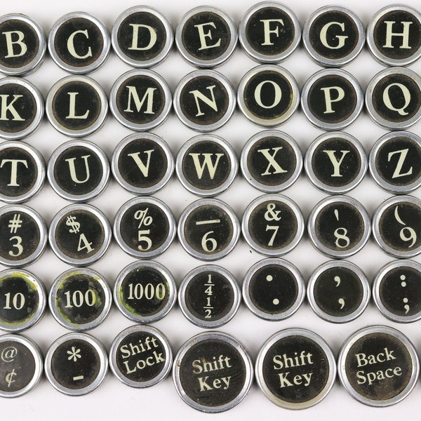 Antique Typewriter Font - Etsy