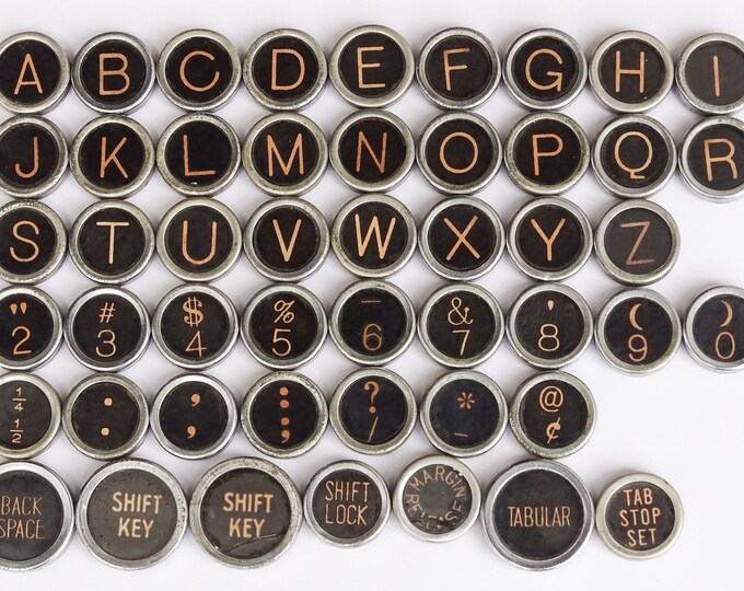 3 Random Typewriter Keys - Etsy