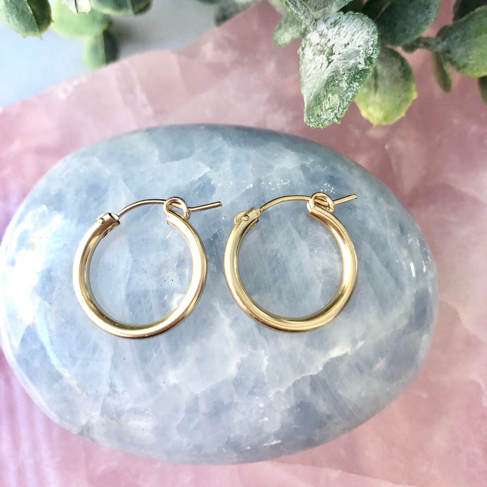 14kt Gold Filled Tube Hoops Thick Hoop Minimal Hoop - Etsy