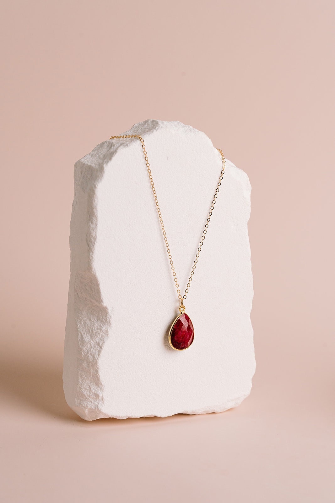 Ruby Stone Necklace