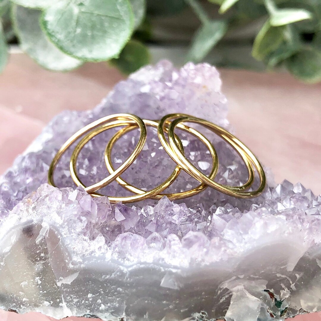 Stacking Rings, Simple Rings, Minimalist Ring, 14kt Gold Filled Ring ...