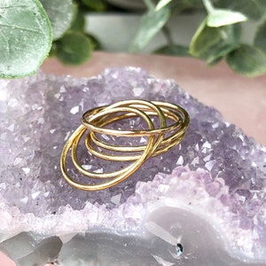 Stacking Rings, Simple Rings, Minimalist Ring, 14kt Gold Filled Ring ...