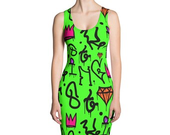 Graffiti dress | Etsy