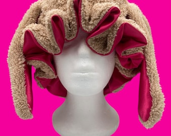 Dog Bonnet, Sleeping Hair Bonnet, Bonnet Hat, Bonnet, Hair Bonnet for ...