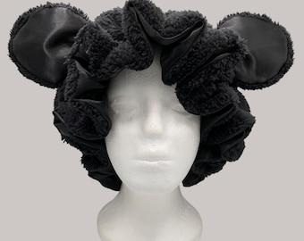 Bear Bonnet, Sleeping Hair Bonnet, Bonnet Hat, Bonnet, Hair Bonnet for ...