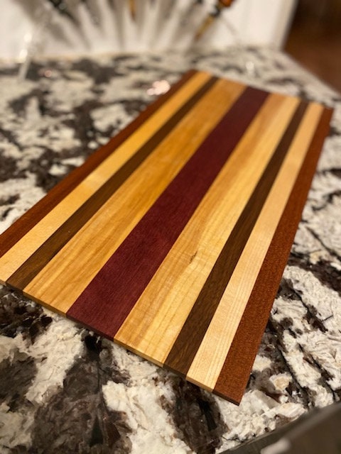 Multi-wood Cutting Board - Etsy