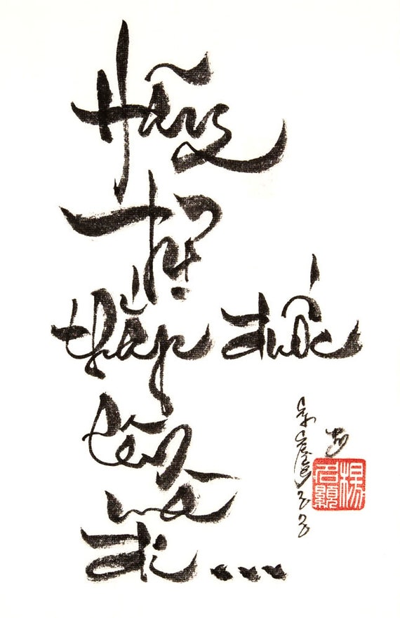 Vietnamese Handwriting