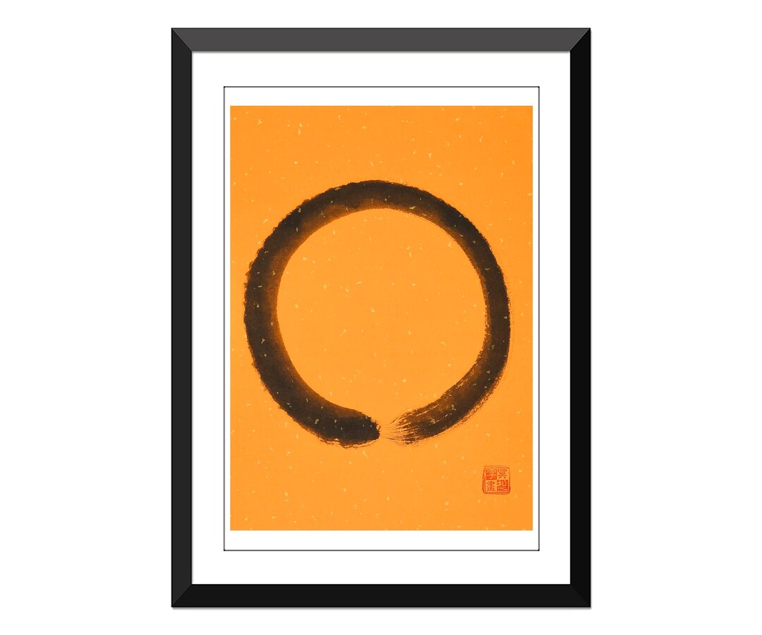 Black Enso #6- Zen Calligraphy - Zen Circle - Etsy