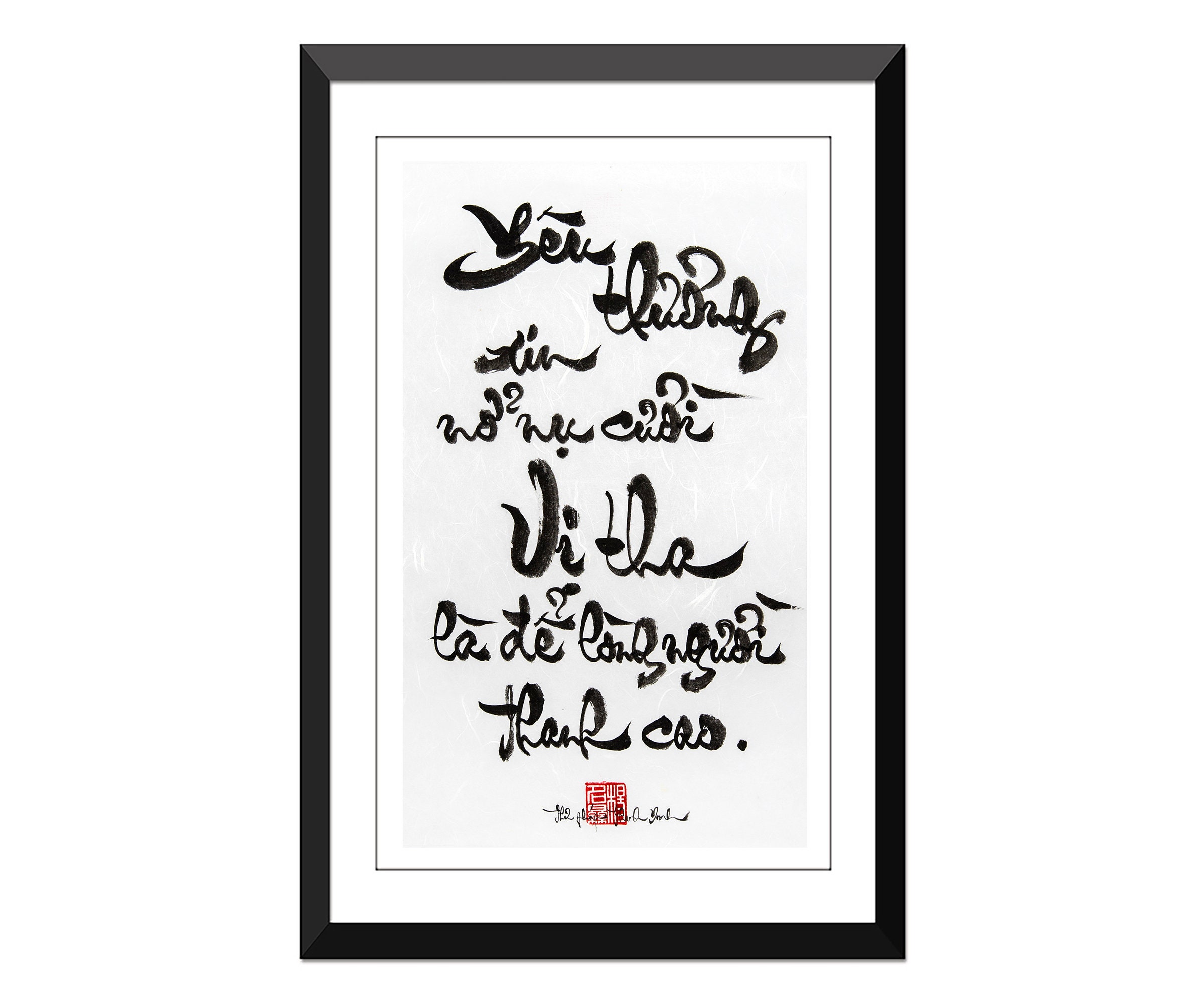 Vietnamese Calligraphy Font