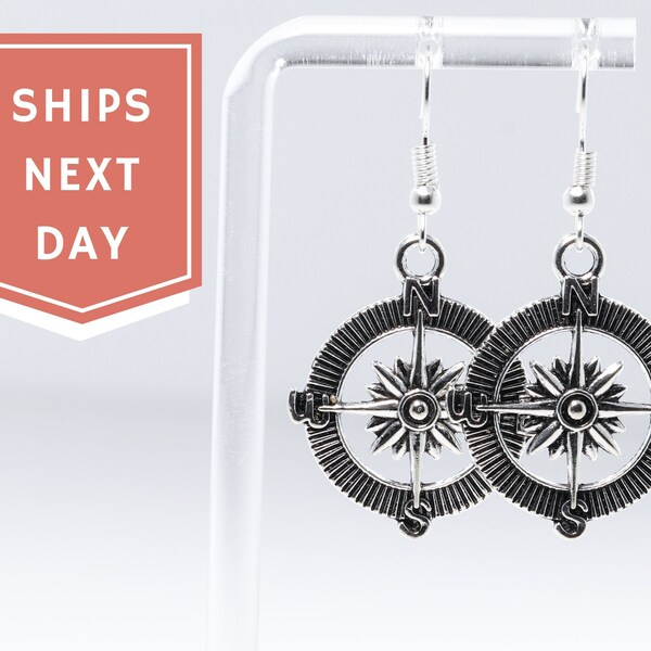 Compass Jewelry - Etsy