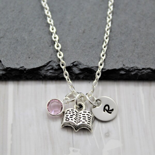 Book Necklace - Etsy