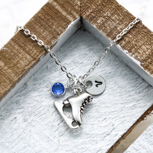 Ice Skating Necklace - Etsy