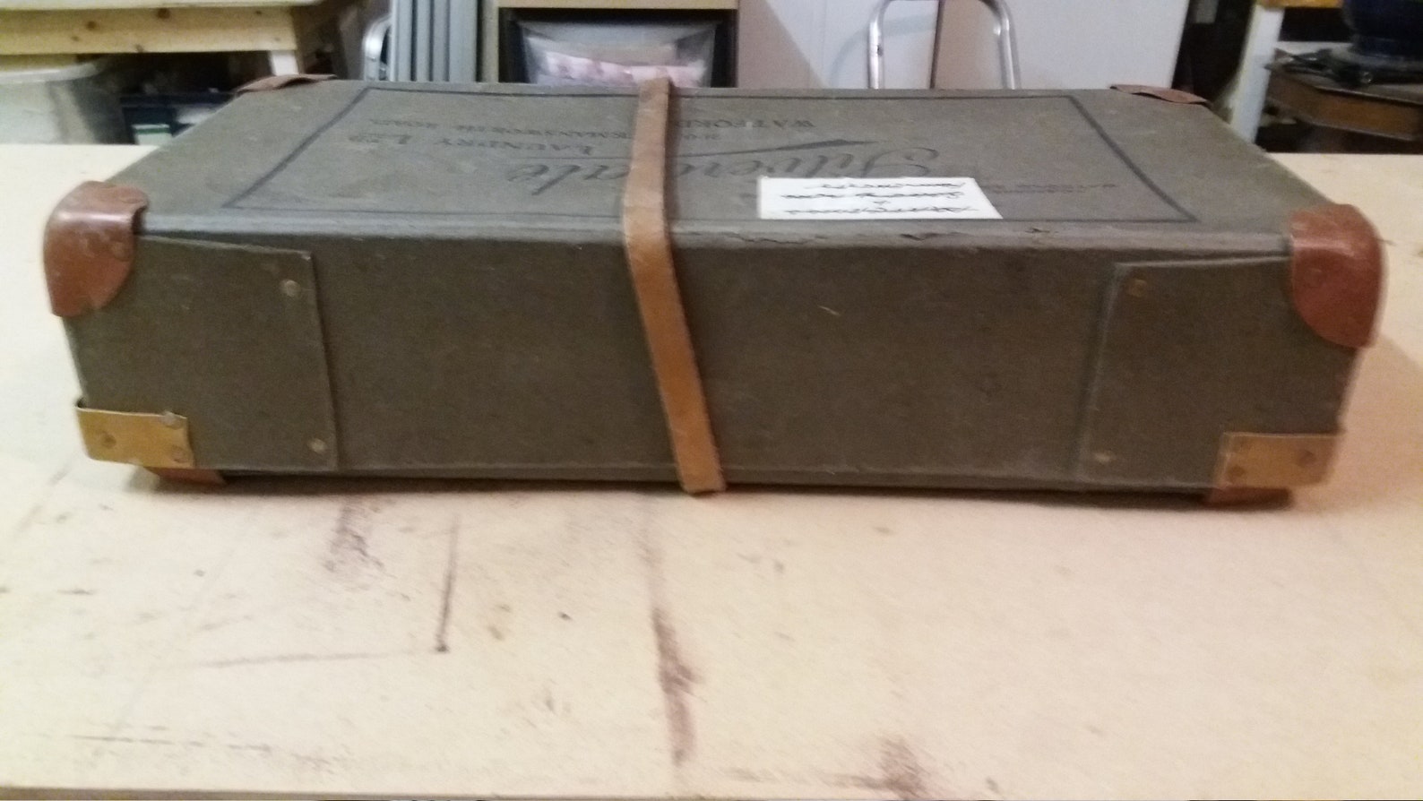 Laundry Box. Laundry Case. Dry Cleaning Box. Laundry Basket. 1950/60s ...