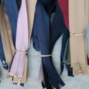 Open End Zips. Mix Sizes and Colours. Job Lot of 70 Pieces. - Etsy