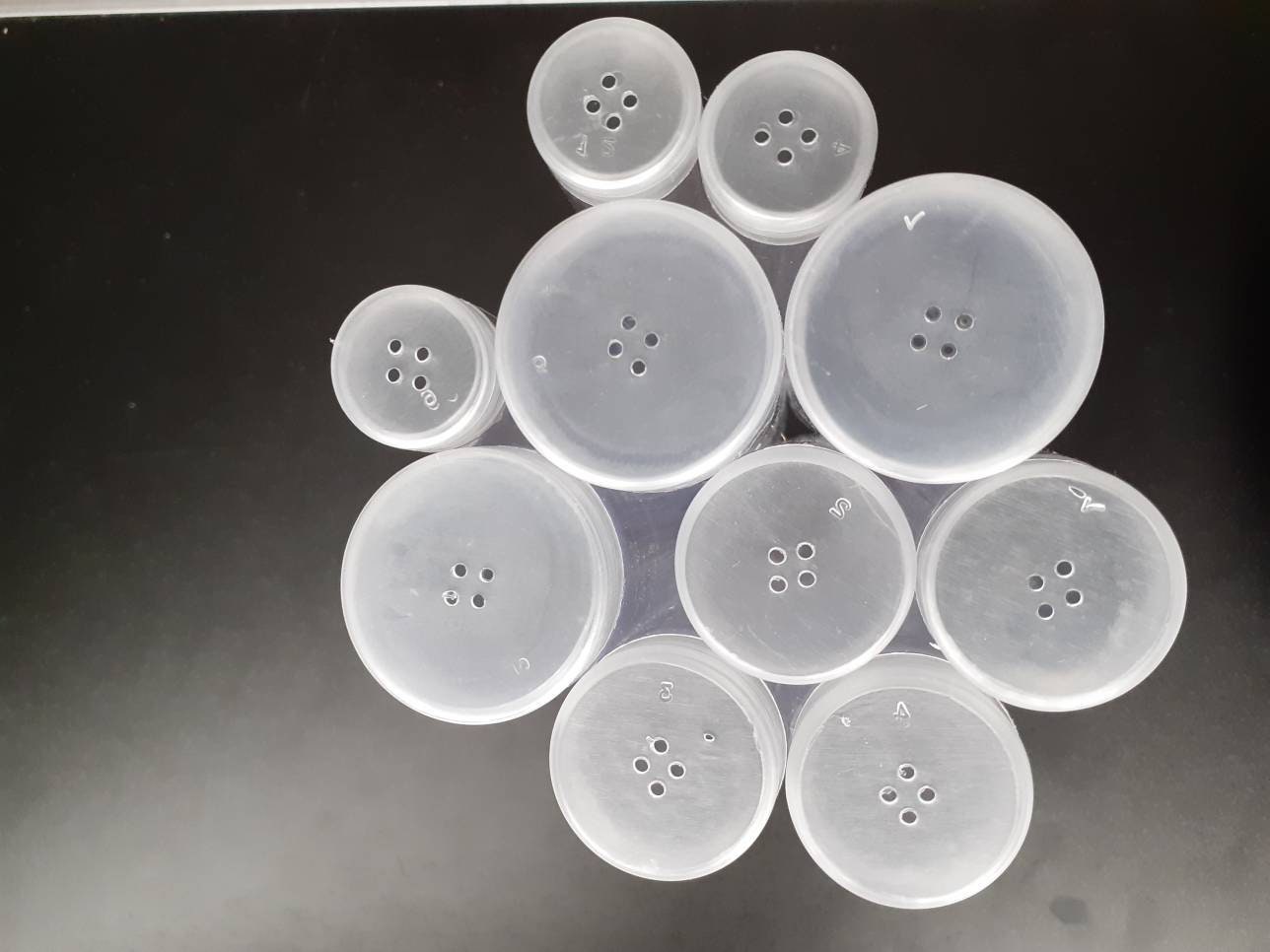Button & Small Parts Storage Tubes - Etsy