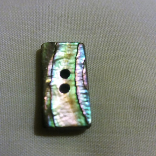 Rectangular Shell Button - Etsy