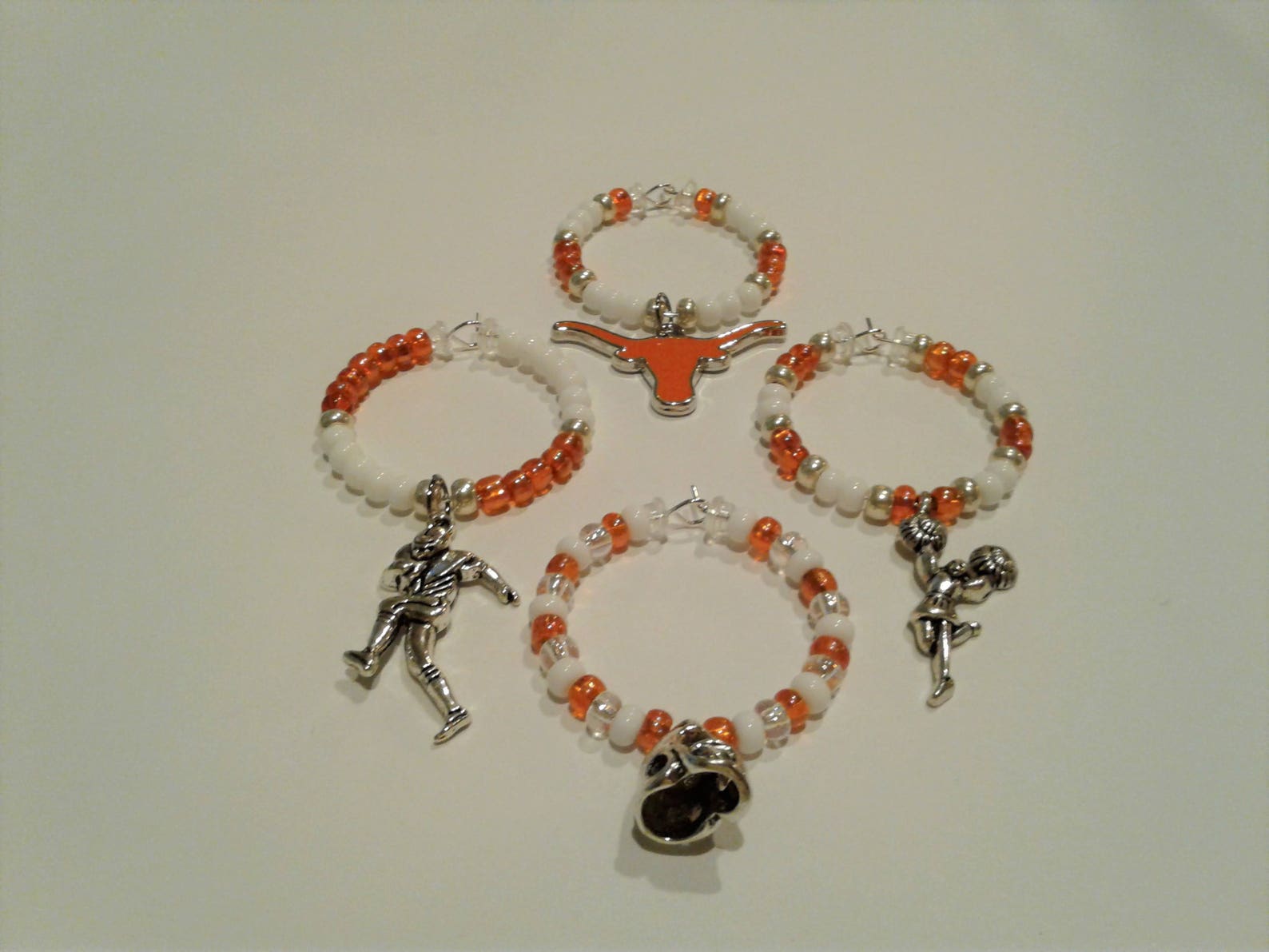 Longhorn Wine Glass Ring Set of 4 - Etsy