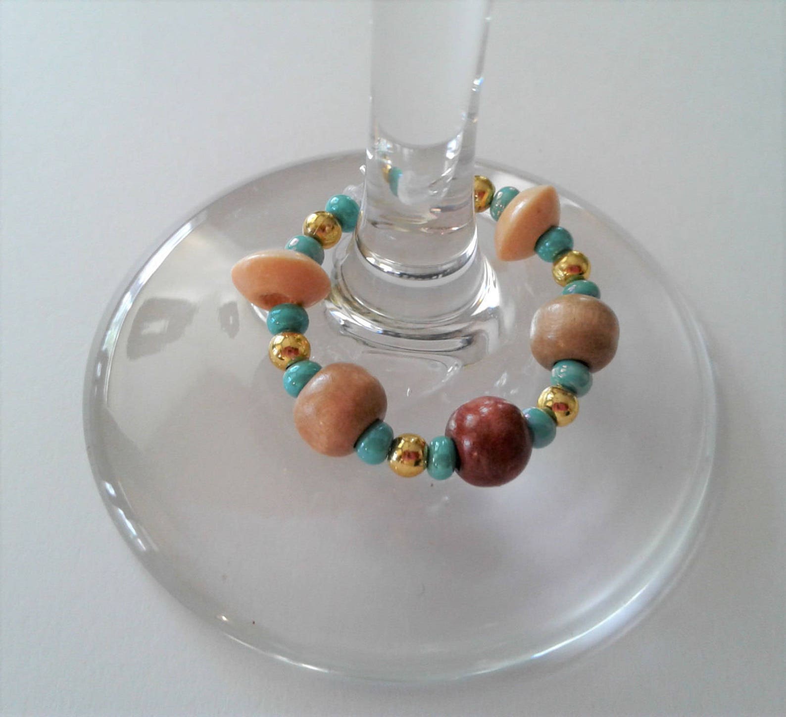 Southwestern Style Wine Glass Rings Set of 4-ID1 - Etsy