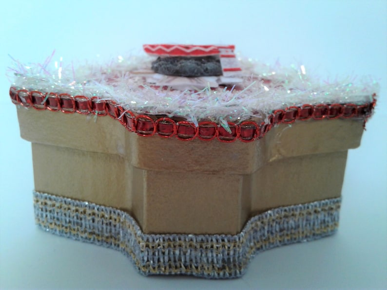 Paper Mache Christmas Tree Owl Treat Box With A Set of 3 Owl - Etsy