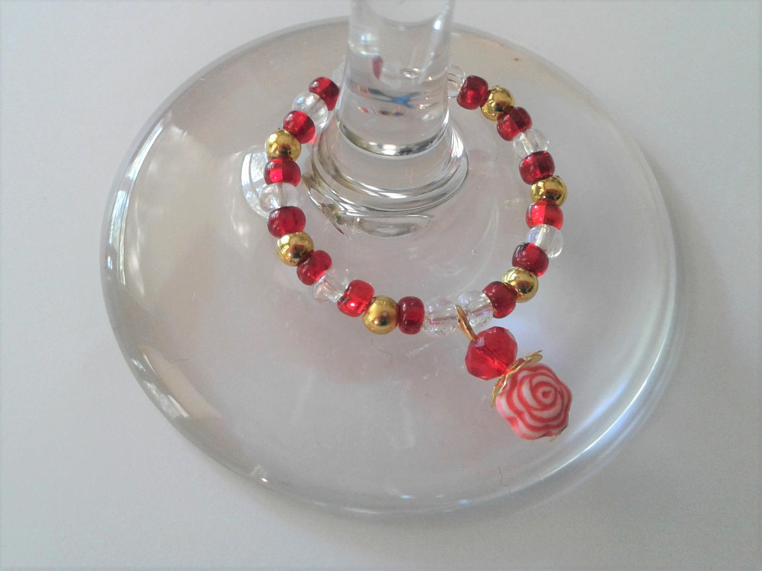 Floral Bridal Brunch Wine Glass Rings Set of 5 - Etsy