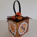 Halloween Paper Mache Block Ornament With Vintage Images and - Etsy