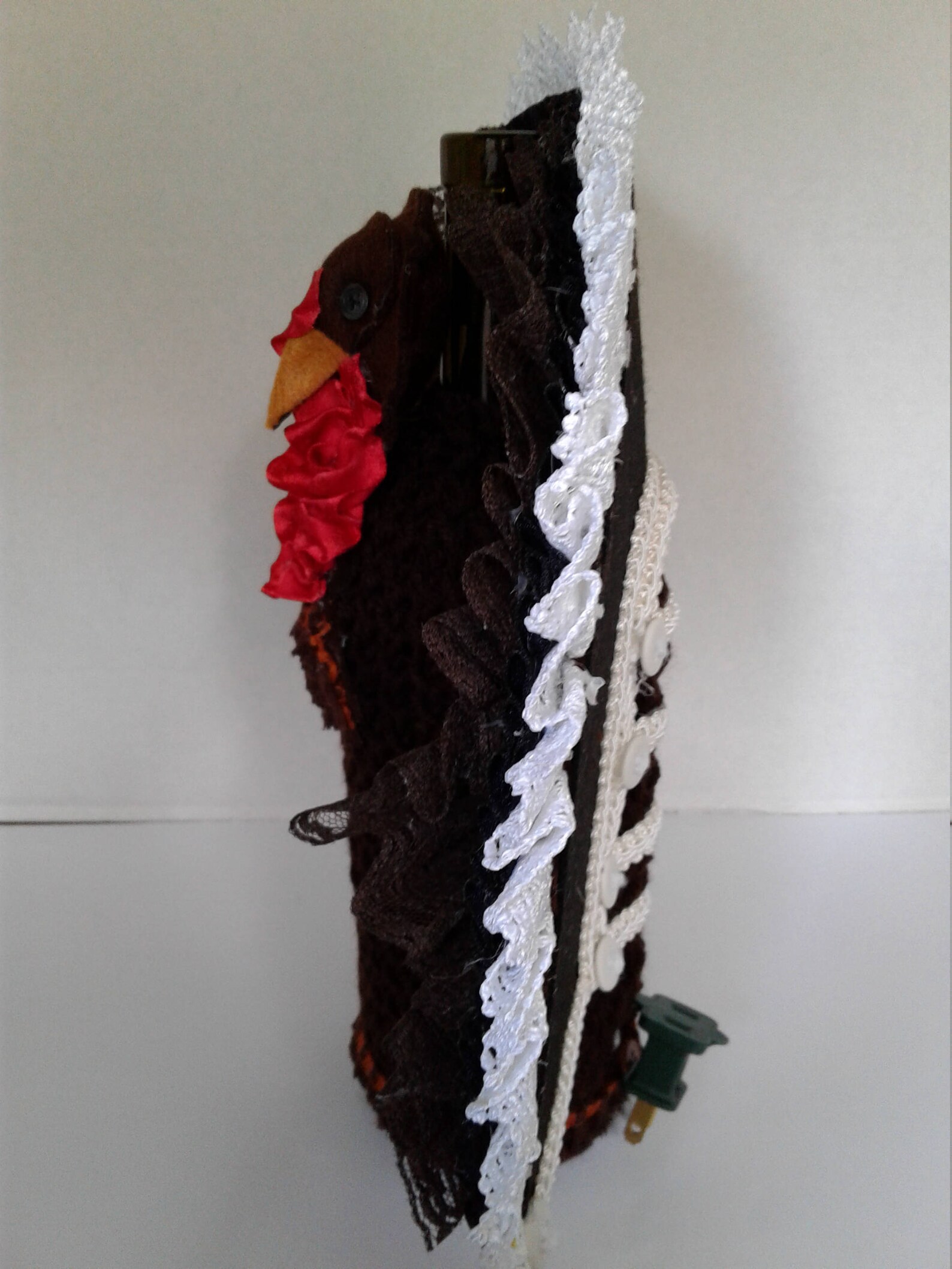 North American Wild Turkey Wine Bottle Luminary Thanksgiving - Etsy