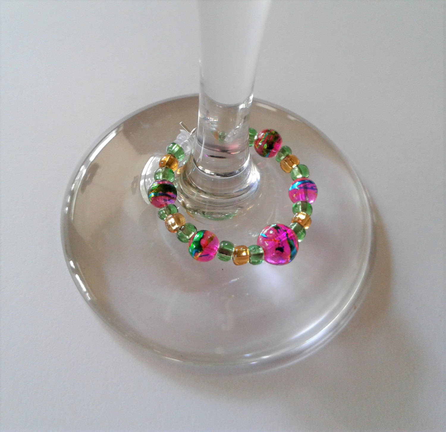 Girl's Night in Wine Glass Rings Set of 4-jewel Tones - Etsy
