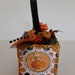 Halloween Paper Mache Block Ornament With Vintage Images and - Etsy