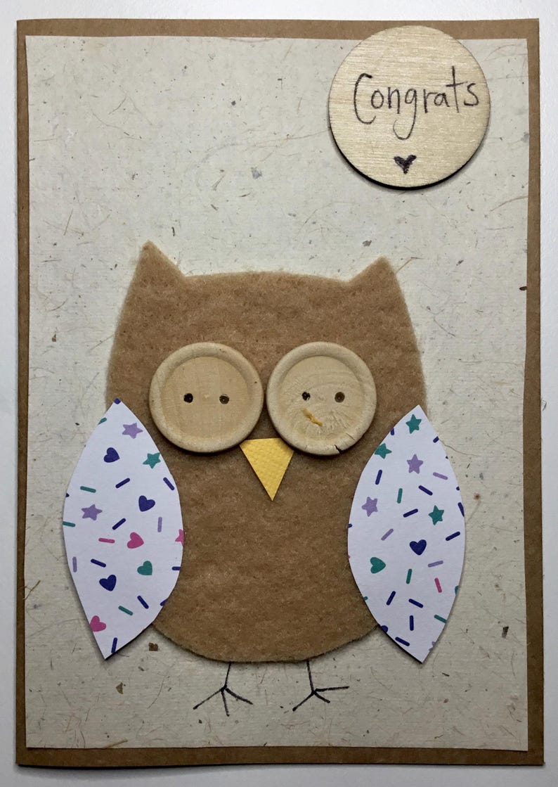 Owl Design for Cards and Crafts - Downloadable Pattern (set 1) - Etsy