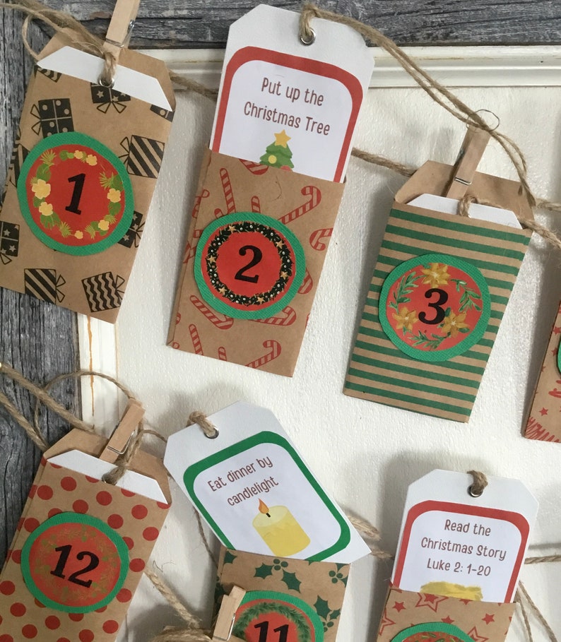 Christmas Advent Calendar - Pattern - Etsy