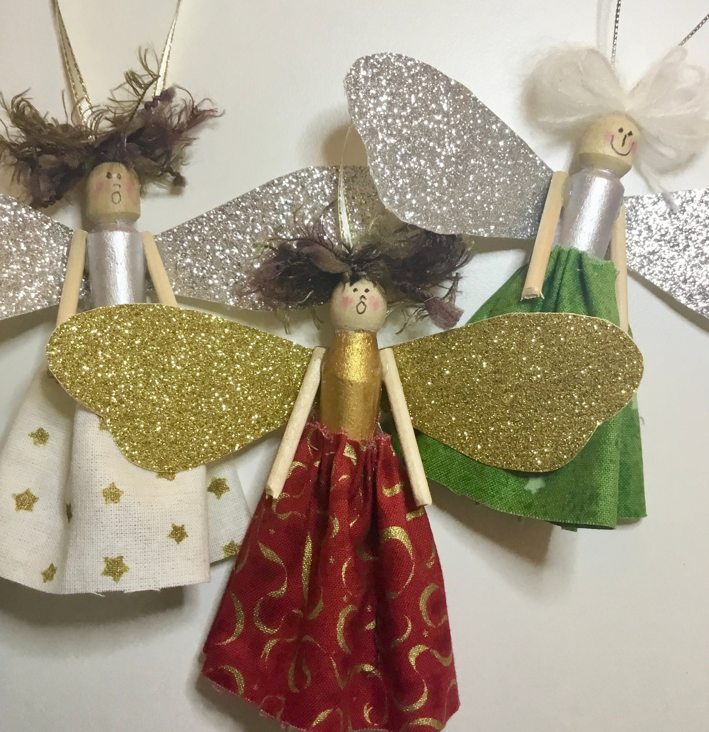Christmas Peg Angel - Pattern - Etsy