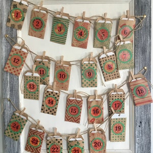 Christmas Advent Calendar - Pattern - Etsy