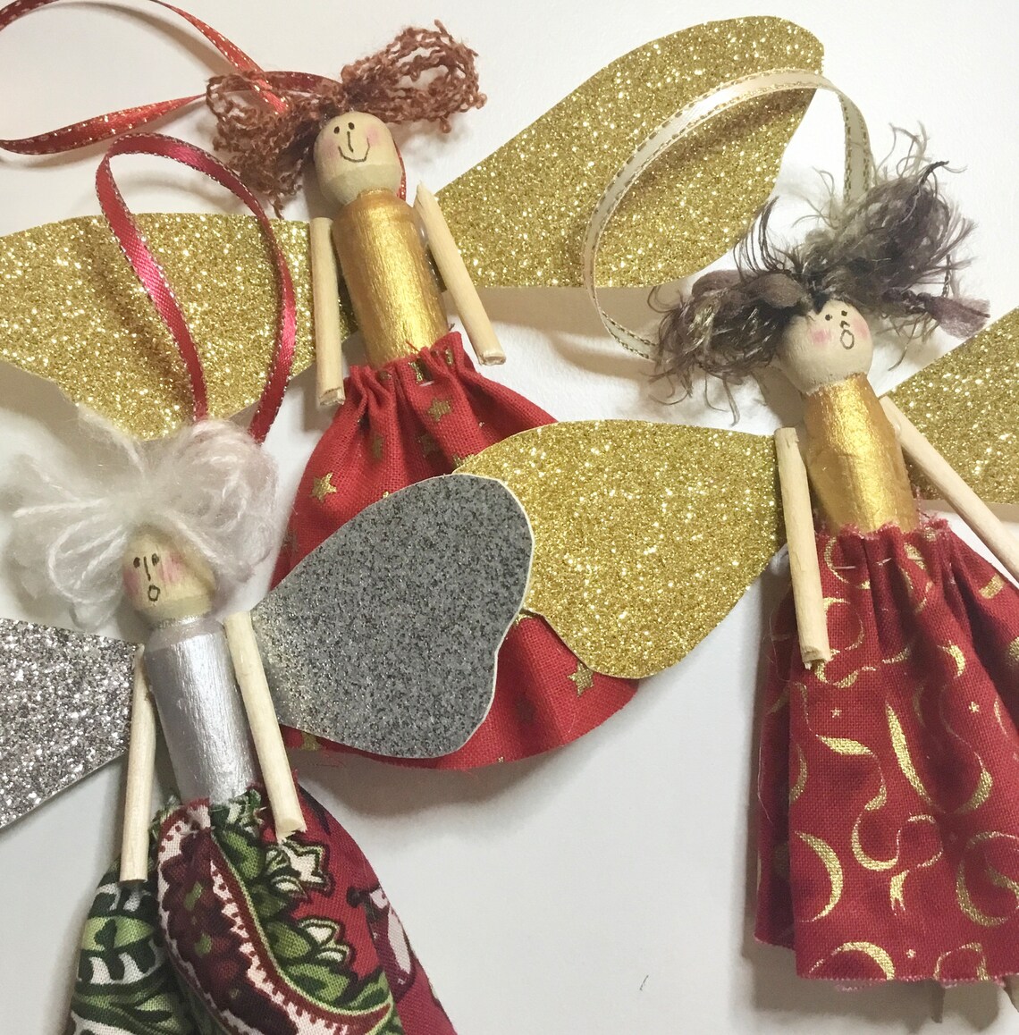 Christmas Peg Angel - Pattern - Etsy